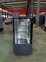 China Compact Commercial Cake Display Fridge with Three Glass Shelves and LED Lighting VERA90TS for sale