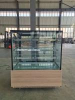 China Bakery Refrigerated Display Cabinet with Three Glass Shelves and Anti-Fog Front Glass VERA120TS for sale