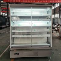 China 1560MM Commercial Refrigerated Showcase With Custom Panel For Retail Food Merchandiser for sale