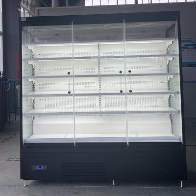 China Full‑View Upright Refrigerated Merchandiser R290 for Convenience Store Beverage for sale