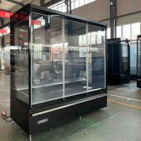 China Plug‑in Large‑Volume Upright Cooler R290 For Supermarket Beverage Dairy Merchandising for sale
