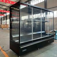 China Plug‑in Large‑Volume Upright Cooler R290 For Supermarket Beverage Dairy Merchandising for sale
