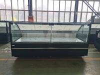 China PHEA 2500mm Lift-Up Flat Glass Door Plug-in Display Case – 1177mm Depth, Secop R290, Stainless Steel 304 for sale