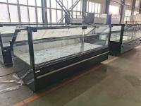 China PHEA 2500mm Lift-Up Flat Glass Door Plug-in Display Case – 1177mm Depth, Secop R290, Stainless Steel 304 for sale