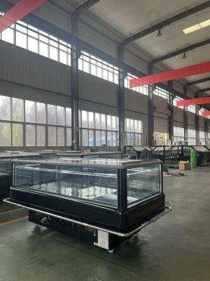 China VISION200P Freezer and Fridge interchangeable Commercial Meat and Sea Food Display Refrigeration Storage Cabinet for sale
