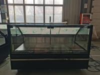 China PHEA 1875mm Semi-Vertical Plug-in Display Case with Flat Glass – 740mm Depth, Secop R290, Stainless Steel 304 for sale