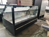 China PHEA 1875mm Semi-Vertical Plug-in Display Case with Flat Glass – 740mm Depth, Secop R290, Stainless Steel 304 for sale
