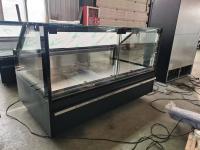 China PHEA 1875mm Semi-Vertical Plug-in Display Case with Flat Glass – 740mm Depth, Secop R290, Stainless Steel 304 for sale