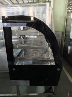China Curved Glass Countertop Heated Display Warmer for Bakery Pastry Showcase LISA90CW for sale