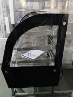 China Curved Glass Countertop Heated Display Warmer for Bakery Pastry Showcase LISA90CW for sale
