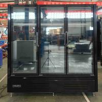 China 1875MM Commercial Swing Glass Door Merchandiser Freezer with Triple Anti‑Fog Glazing for sale