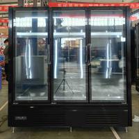 China 1875MM Commercial Swing Glass Door Merchandiser Freezer with Triple Anti‑Fog Glazing for sale