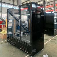 China 1875MM Commercial Swing Glass Door Merchandiser Freezer with Triple Anti‑Fog Glazing for sale
