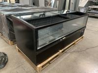 China GRAND210 Island Freezer Four-Sided Display Free Combination Refrigerator Fresh Meat and Fish Commercial Freezer for sale