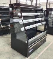 China 3‑Tier Open Air Curtain Merchandiser for Community Fresh Retail Business for sale
