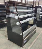 China 3‑Tier Open Air Curtain Merchandiser for Community Fresh Retail Business for sale