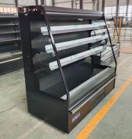 China R290 Open Air Curtain Display Case with Night Blind for Medium Supermarket for sale