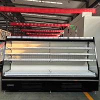 China High‑Capacity Open Air Curtain Display Chiller R290 for Deli Dairy Merchandising for sale