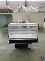 China PRO 1250mm Semi-Vertical 4-Sided Transparent Display Cooler – 934mm Depth, R290, EBM Fan, Low-E Door for sale