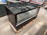 China GRAND150 Auto-Defrost/Evaporation Visual Window Sliding Low-E Glass Lid Supermarket Display Combined Island Deep Freezer for sale