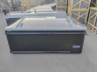 China VENUS250 Commercial Display Freezer Supermarket Commercial Sliding Glass Flat Door Chest Freezer for sale