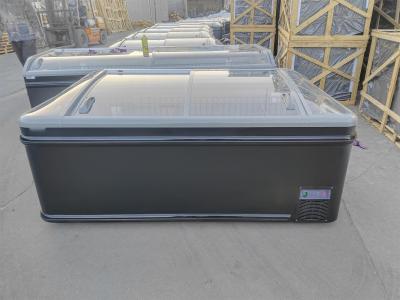 China VENUS250 Commercial Display Freezer Supermarket Commercial Sliding Glass Flat Door Chest Freezer for sale