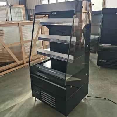 China 720MM Plug‑in R290 Narrow Night Blind Supermarket Vegetable Display Fridge for sale