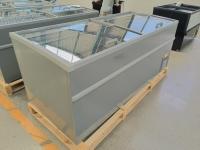 China OCEANUS210 Big Capacity Frozen Seafood Deep Freezer Stainless Steel Chest Freezer for Supermarket for sale