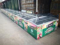 China 15Meters Extended‑length Custom Dimension  Full‑body  Printed Vinyl Wrap Island Freezer for sale