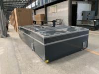 China OCEANUS210 Big Capacity Frozen Seafood Deep Freezer Stainless Steel Chest Freezer for Supermarket for sale