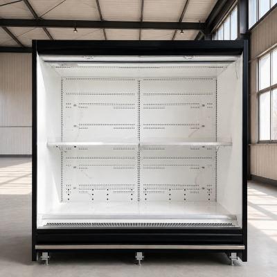 China Supermarket Open Front Display Cooler with Remote Cooling and Night Curtain GAEA187 for sale