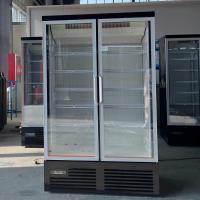 China MAXIMA Double‑door Large‑volume Upright Glass Door Fridge For Supermarket for sale