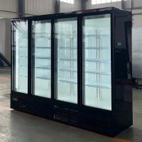 China MAXIMA 4DR Four‑door Extra‑large Capacity Upright Glass Door Fridge For Superstore for sale