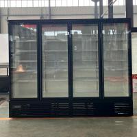 China MAXIMA 4DR Four‑door Extra‑large Capacity Upright Glass Door Fridge For Superstore for sale