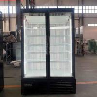 China MAXIMA Double‑door Large‑volume Upright Glass Door Freezer For Frozen Merchandise for sale