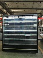 China Upright Glass Door Fridge with Adjustable Shelving and Anti Fog Glass GAEAECO187 for sale