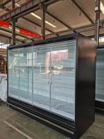 China Supermarket Multideck Display Fridge with Wide Glass Door Frontage and LED GAEAECO250 for sale