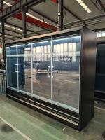 China Commercial Display Cooler with Long Glass Door Frontage and Remote Cooling GAEAECO290 for sale