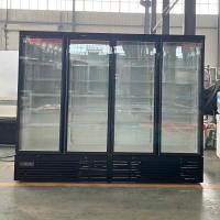 China MAXIMA Four‑door Extra‑large Capacity Upright Glass Door Freezer For Superstore Frozen Merchandiser for sale