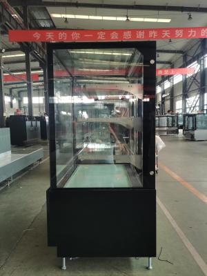 China VERA90TS Commercial Rear Sliding Door Right Angle LED Light Stainless Steel Anti Fog Food Grade for Hotel ODM Tailor Made Cake Display Chiller for sale