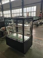 China VERA90DS Chain Store Air Cooling Frost-Free  With 2 Layers Shelving Snack and Cake Display Fridge for sale