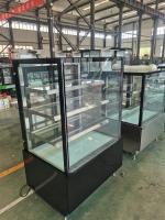 China VERA 90TSB Customized Black Color Commercial Dessert Display Fridge Refrigerator Perfect for Bakeries Cake Shops Food Stands for sale