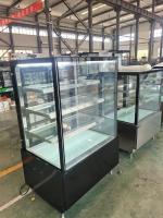 China VERA 90TSB Customized Black Color Commercial Dessert Display Fridge Refrigerator Perfect for Bakeries Cake Shops Food Stands for sale