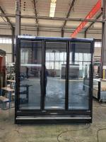 China Upright Glass Door Fridge with Tall Cabinet and Five Adjustable Shelves GAEAECO187L for sale
