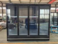 China Supermarket Multideck Display Fridge with Tall Cabinet and Wide Glass Doors GAEAECO250L for sale