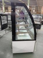 China ROSA 90TS Elegant Curved Glass Door with 3 Shelf Cake Showcase for Cake and Snack in Bakery Shop for sale