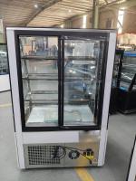 China ROSA 90TS Elegant Curved Glass Door with 3 Shelf Cake Showcase for Cake and Snack in Bakery Shop for sale