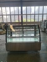 China ROSA 150DS Small Cake Display Fridge Glass Display Top Refrigerated Cooler for sale