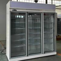 China TRIMA Triple‑door Extended Upright Glass Door Fridge For Hypermarket Fresh Merchandising for sale