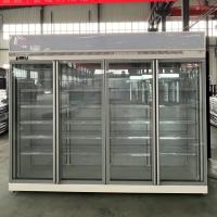 China TRIMA 4DR Custom‑colored Multi‑shelf Upright Showcase For Fruit Vegetable Dairy Merchandising for sale